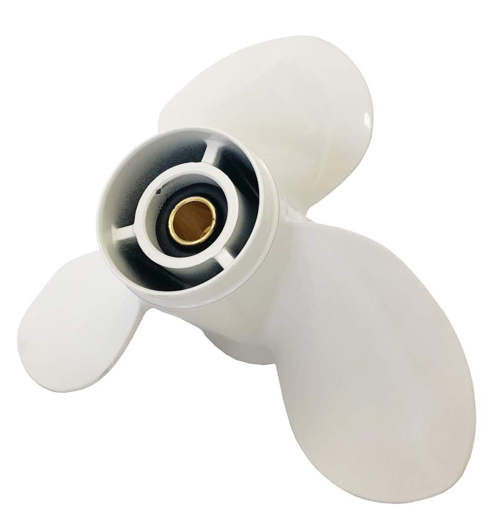 Snapklik.com : Boat Propeller 9 1/4x9-J For Yamaha Outboard Motor 99HP ...