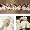 Amazon.com: Bunny Chorus 7Ft Cute Halloween Ghost with Wooden Beads Garlands, Handmade Rustic ...