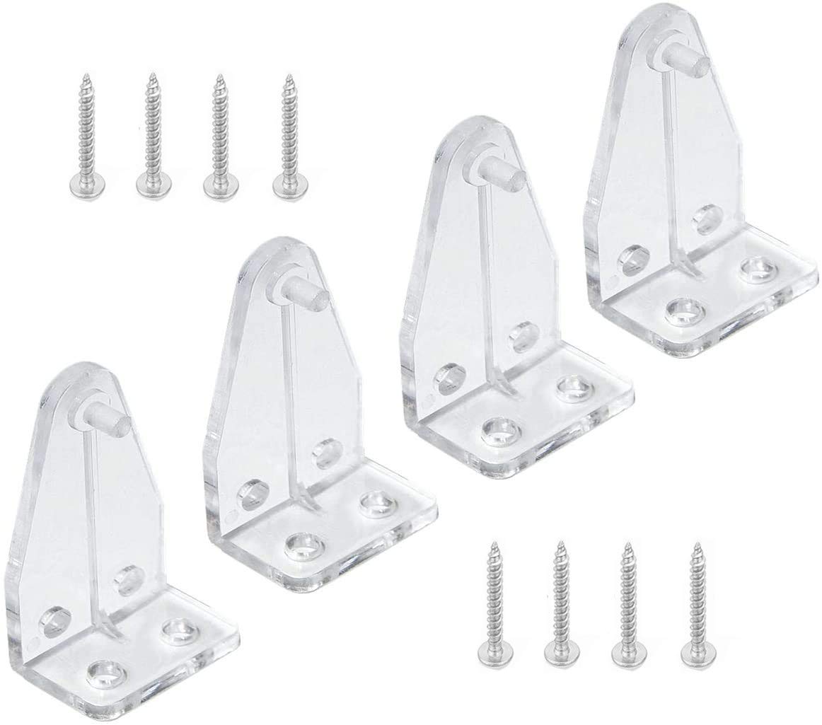 Amazon.com: 4pcs Hold Down Bracket for 1" Mini Blinds Bottom Rail Hold ...