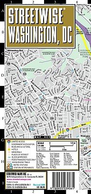 Streetwise Washington, DC Map - Laminated City Street Map of Washington ...