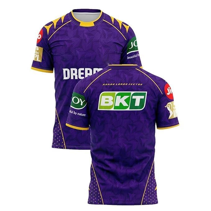 SS OFFSET KKR IPL 2025 Fan Edition Jersey | Kolkata Official Cricket ...