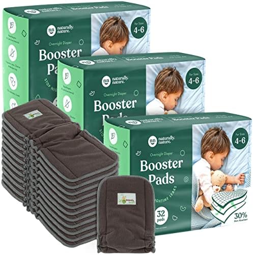 Amazon.com: Naturally Nature Overnight Diaper Doubler Booster Pads and ...