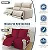 Amazon.com: Folifoss 100% Waterproof Non-Slip Recliner Sofa Slipcover ...