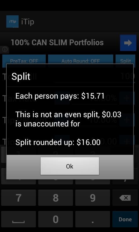 iTip - free tipping calculator:Amazon.com:Appstore for Android