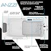 ANZZI Walk-In Bathtub 27 x 53 in Dual Therapy Acrylic Tub with 10 ...