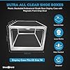 Amazon.com: ShoeShield Ultra All Clear Shoe Boxes Plastic Stackable ...
