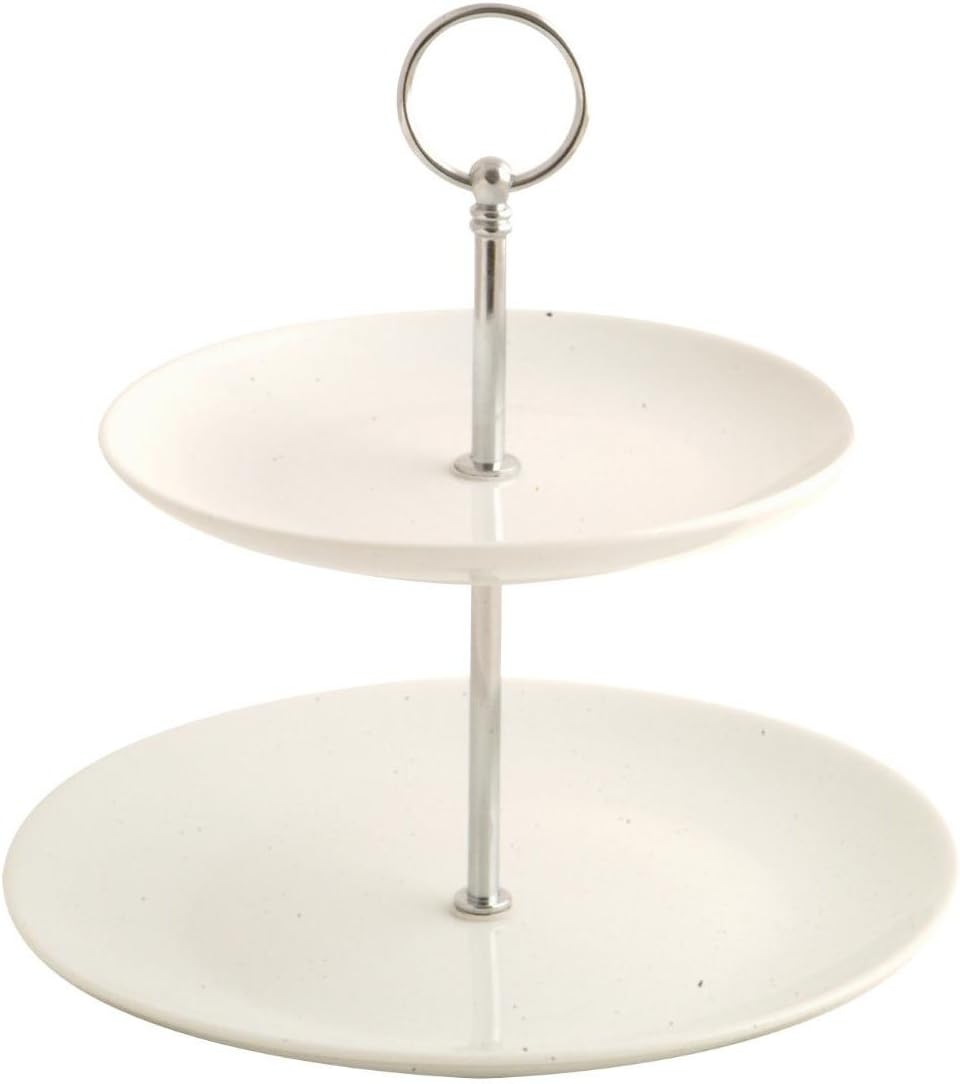 Rayware Dema Simplicity 2 Tier Cake Stand : Amazon.co.uk: Home & Kitchen