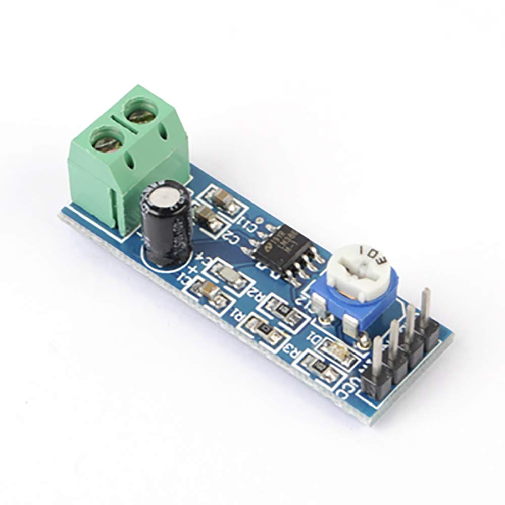 Amazon.com: 5-12V LM386 Audio Amplifier Power Module 200 Times Gain ...