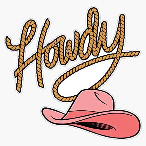 Amazon.com - Howdy Cowgirl Vinyl Waterproof Sticker Decal Car Laptop ...