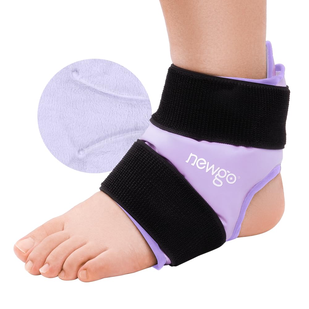 Snapklik.com : NEWGO Ankle Cold Pack Wrap For Foot Injuries, Large ...