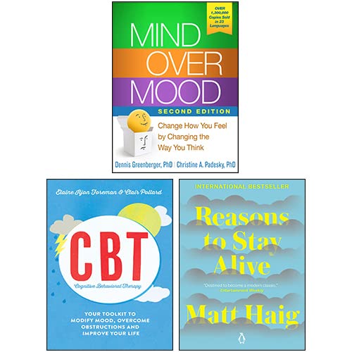 Mind Over Mood, Reasons to Stay Alive, Cognitive Behavioural Therapy ...