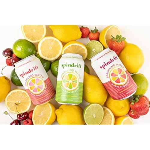 Snapklik.com : Spindrift Lemonade 3 Flavor Variety 20 Pack,12 Fl Oz