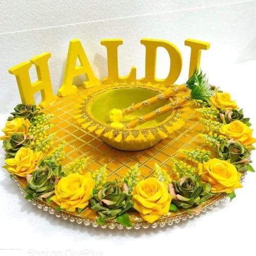 Buy Arihants Arts and Craft Decorative Customized Haldi Ceremony ...