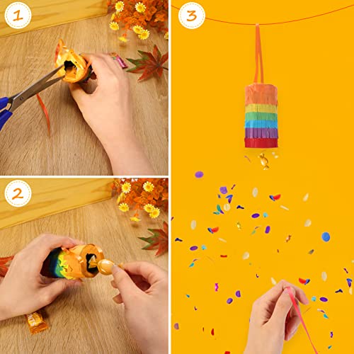 Snapklik.com : 5 Pack Mini Pinatas For Birthday Party, Pull String ...