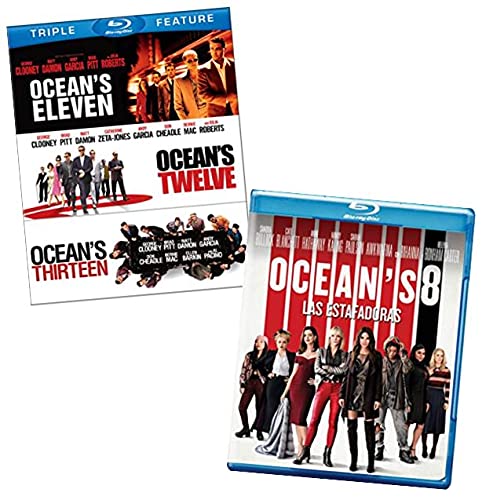 Amazon.com: Ultimate Ocean’s 4-Movie Blu-ray Collection: Ocean’s Eleven ...