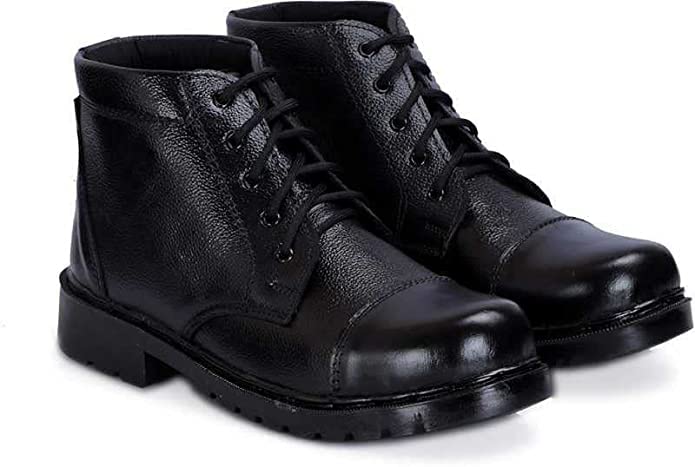 Buy Wild Boots Genuine Leather NCC Army Military Tsf Police Lace Up ...