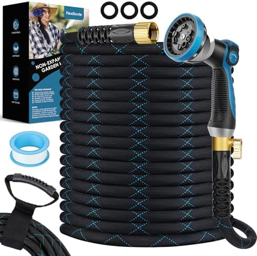 Amazon.com : GUKOK 2024 Upgraded Non-Expanding Garden Hose 100ft ...