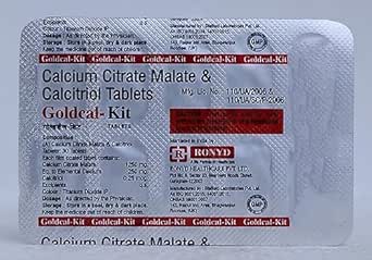 Goldcal-Kit - Strip of 1+30's Tablets : Amazon.in: Health & Personal Care