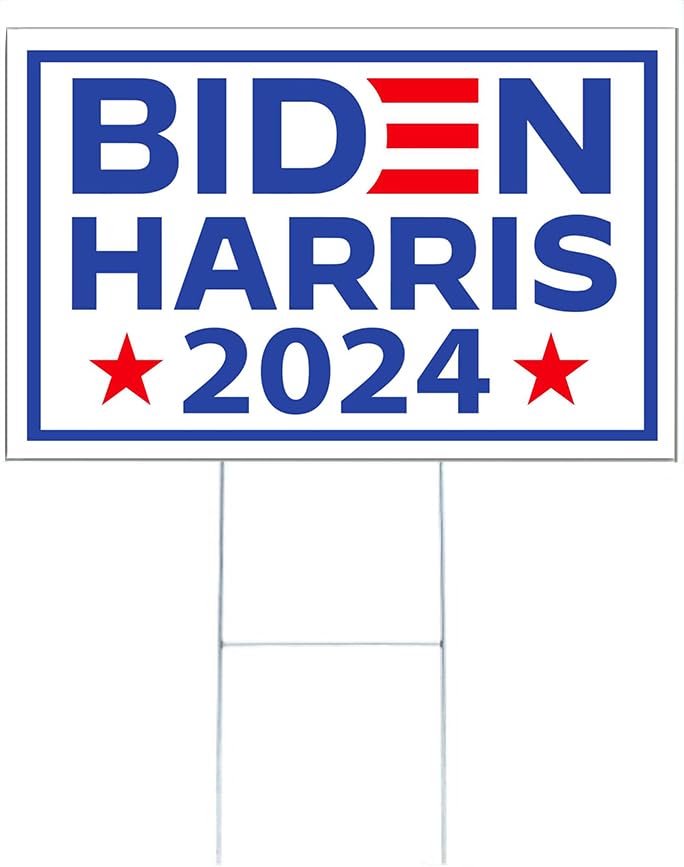 Amazon.com : Biden Harris 2024 Yard Sign | Biden Harris 2024 Sign ...