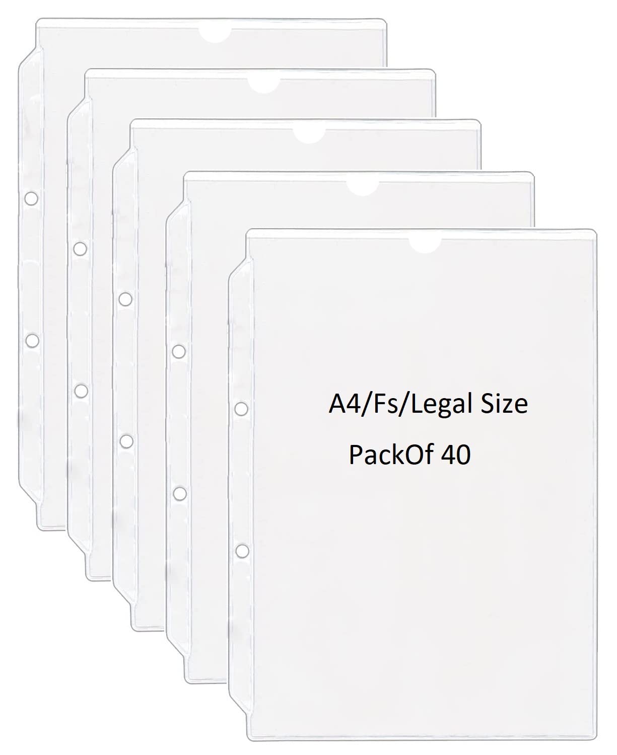 Shining Zon PVC Margin Punch Folder File Plastic Sheet Extra Thick ...