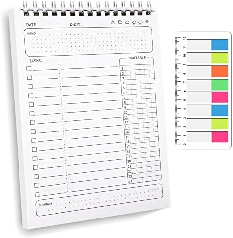 to Do List Pad, Undated Daily Planner 120 Pages A5 to Do List Notebook ...