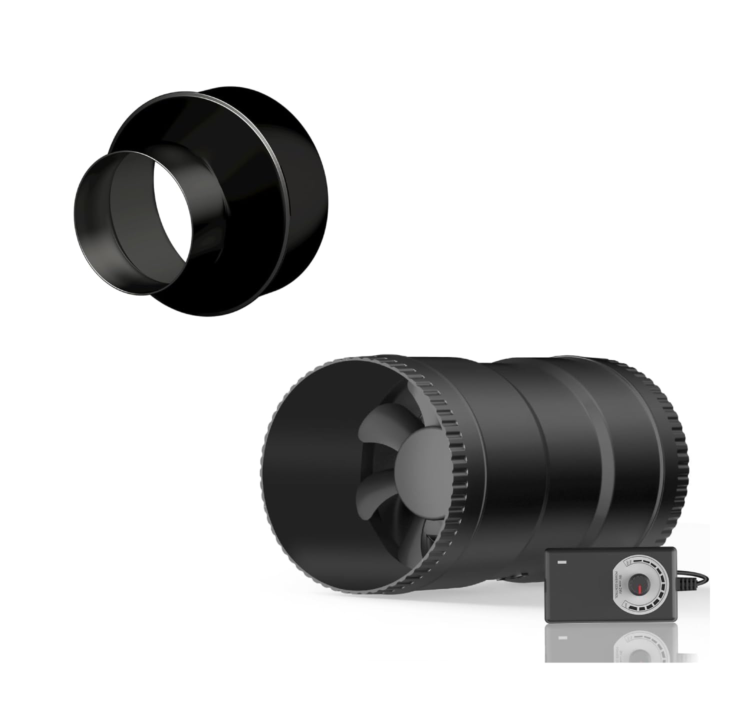 Amazon.com: Hon&Guan 6 Inch Inline Booster Duct Fan with Speed ...