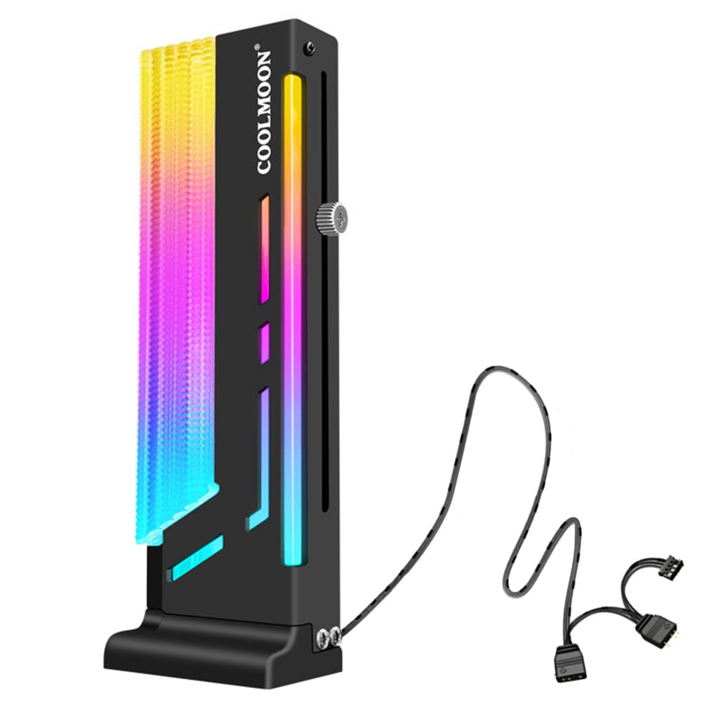 Graphics Card Bracket, RGB Graphics Card Rack Vertical GPU Support ...