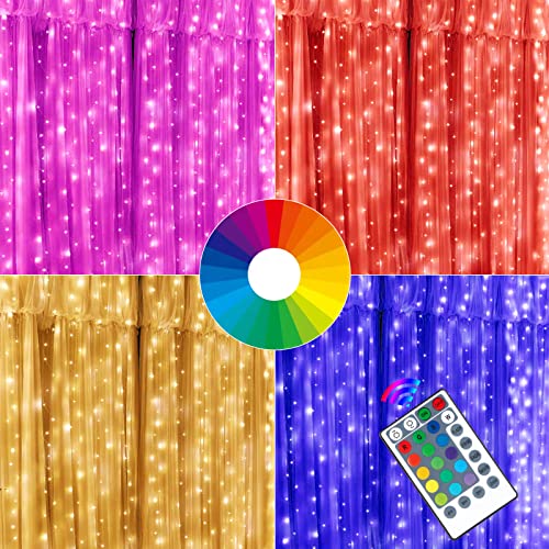 Find The Best Color Changing Curtain Lights Reviews & Comparison - Katynel