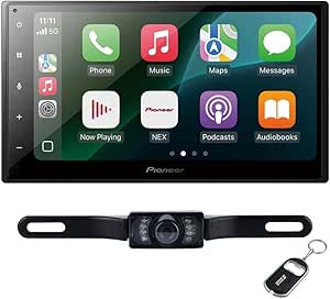 Amazon.com: Pioneer DMH-1800NEX 6.8" Double-DIN Digital Multimedia Receiver with License Plate ...