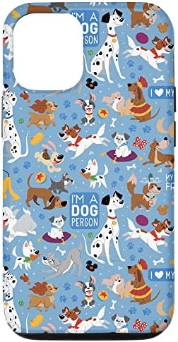 Amazon.com: Disney Dogs I’m a Dog Person Blue Case for iPhone 12/12 Pro ...