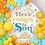 Here Comes The Son Party Decal Sun Theme Baby Shower Backdrop Decals ...