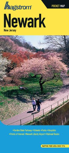 Amazon | Hagstrom Newark, Nj Pocket Map | Hagstrom Map Company | United ...