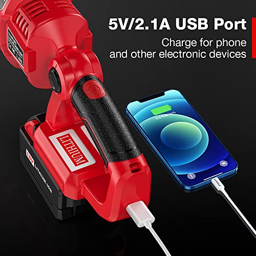 Snapklik.com : DTEZTECH 12W 1120LM LED Work Light Powered By Milwaukee ...