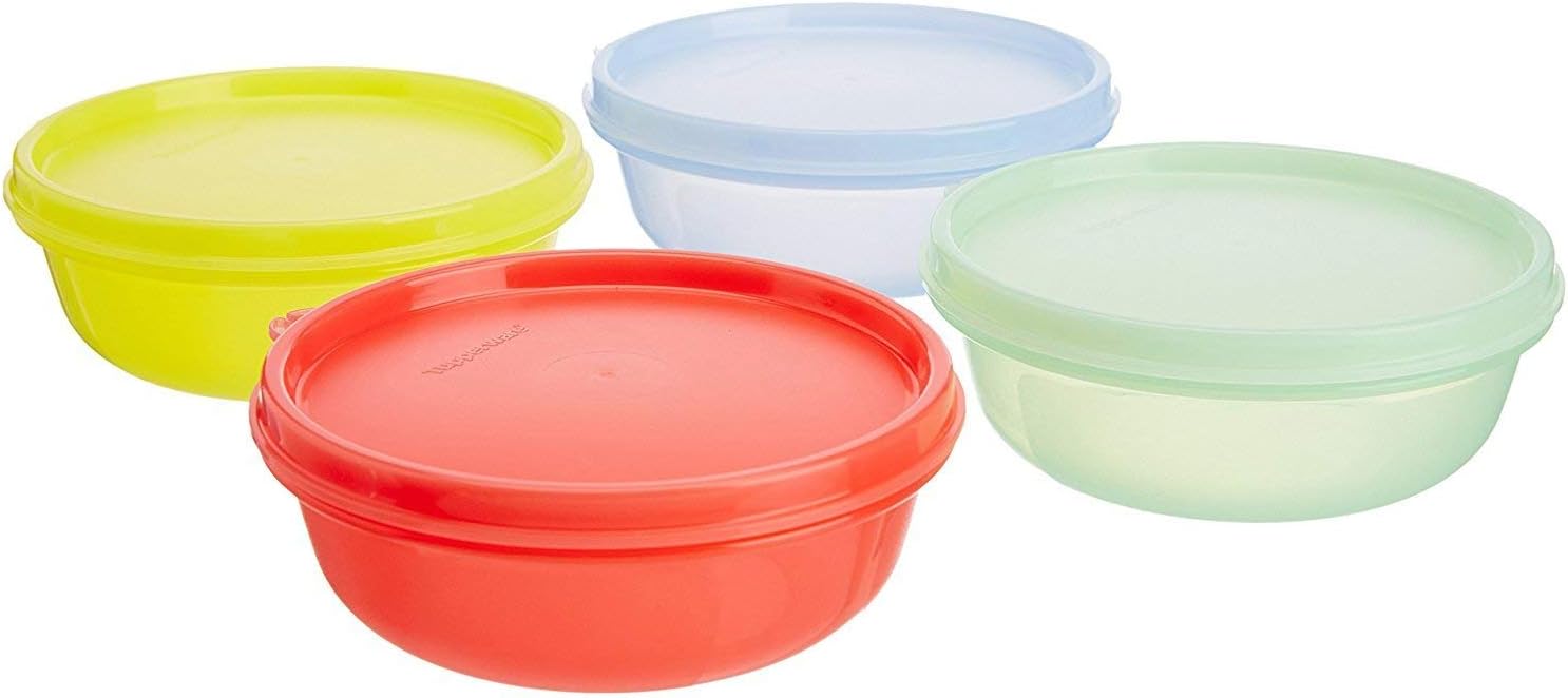 Amazon.com: Tupperware Leftover Bowl Set Storage Food Containers (600ML ...