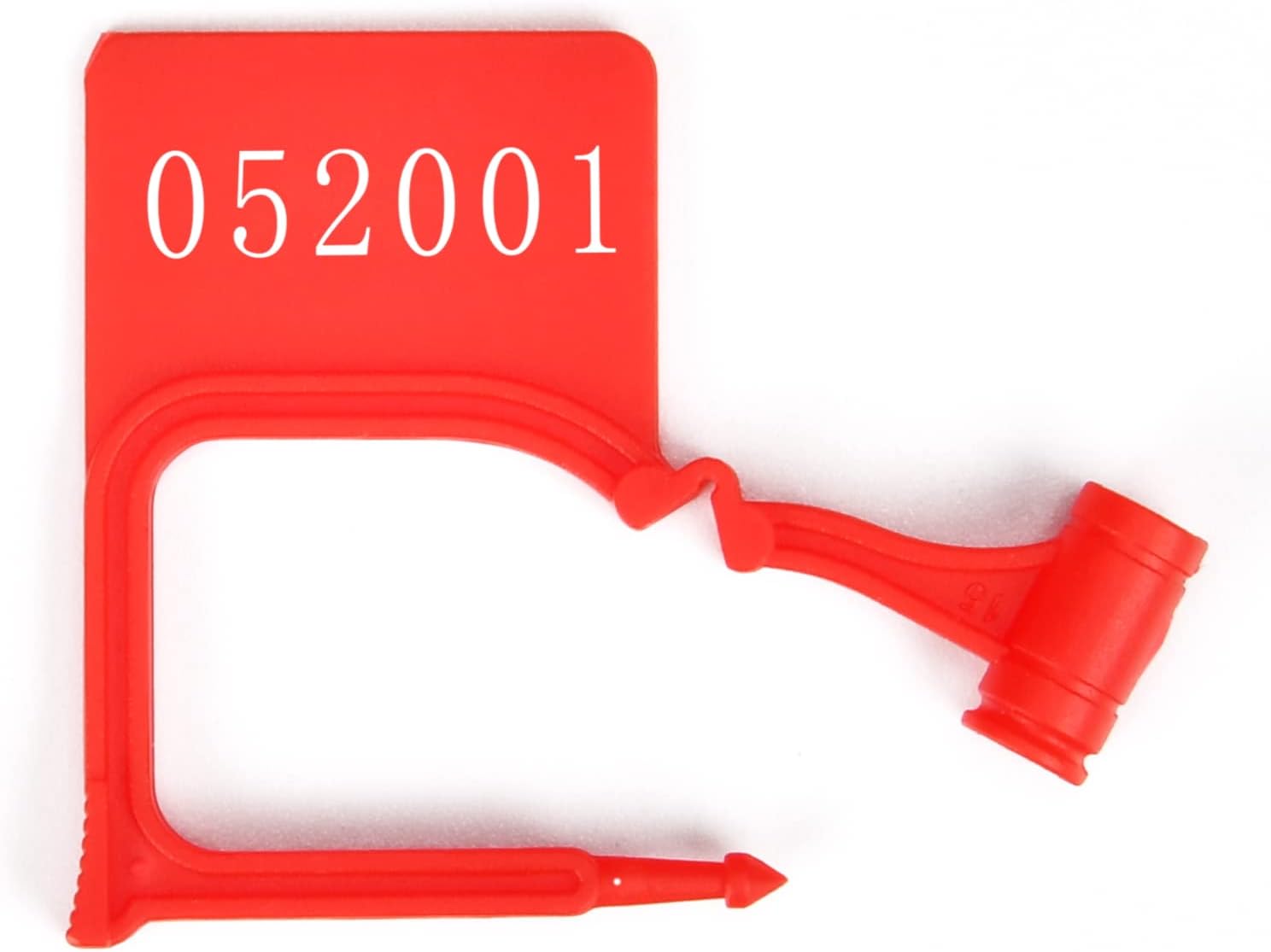 100 Plastic Security Padlock Seal Numbered Tamper Evident Disposable ...