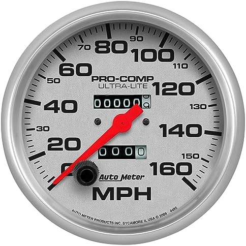 Amazon.com: Auto Meter 4495 Ultra-Lite In-Dash Mechanical Speedometer 5 ...