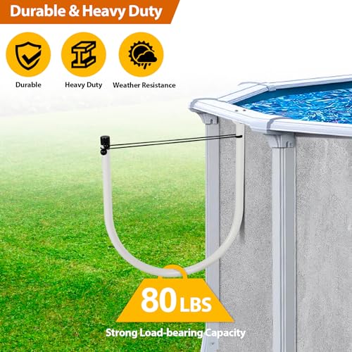 Snapklik.com : Neorexon Pool Solar Cover Holder For Above Ground Pool ...