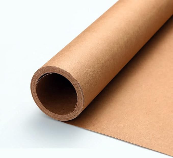 Brown Kraft Paper Roll 250gsm /1000mm Wide Recyclable Pattern Drafting ...