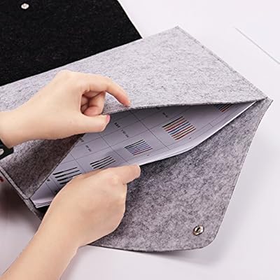 Buy A4 Felt Document Folder Durable Briefcase Document Bag File Folders ...