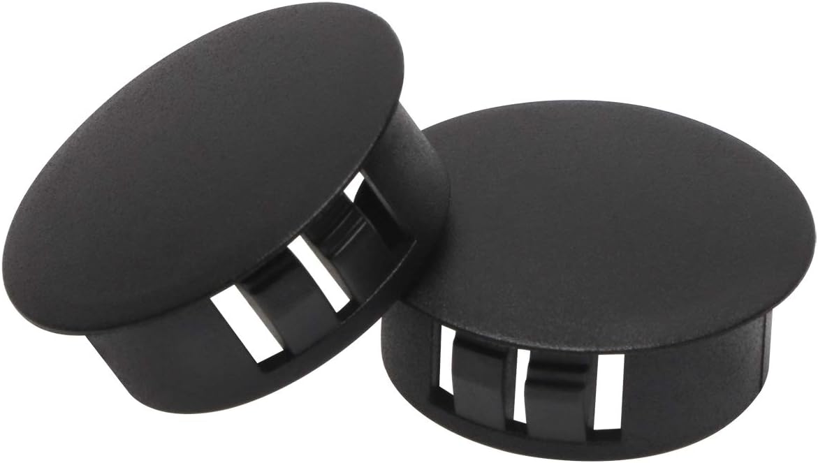 Amazon.com: RLECS 10pcs Nylon Plastic Round Snap in Type Door Window ...