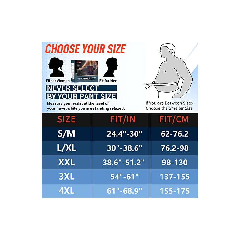 FEATOL Lumbar Support Belt – Back Brace for Lower Back Pain Relief ...