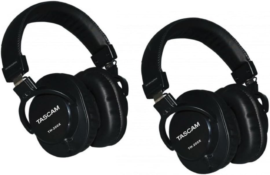 Amazon.com: Tascam TH-200X Studio Headphones (2-Pack) : Musical Instruments