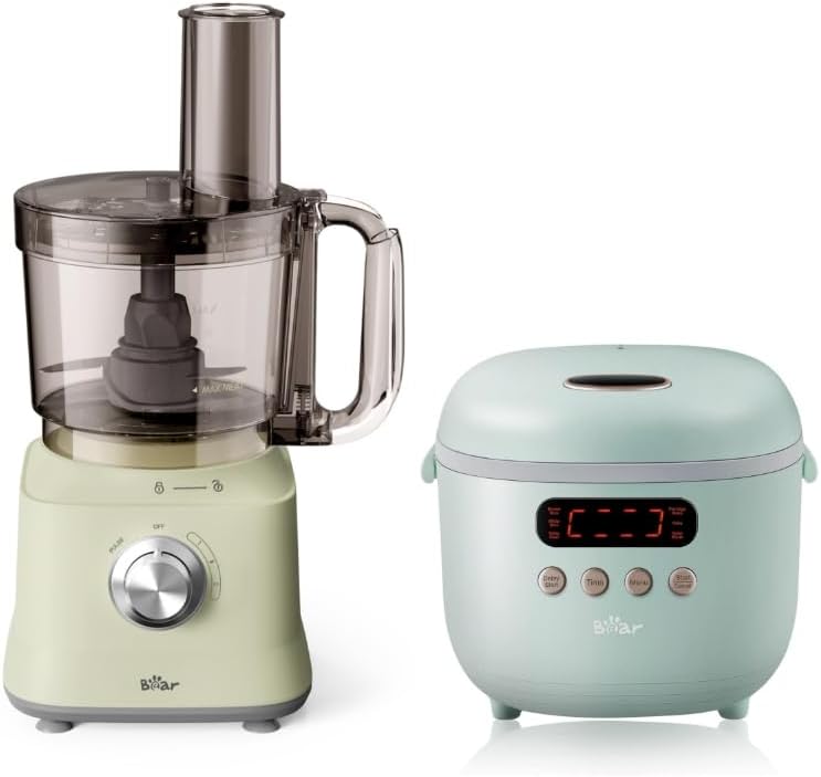 Amazon.com: Bear Food Processors and Rice Cooker, make kitchen easy ...