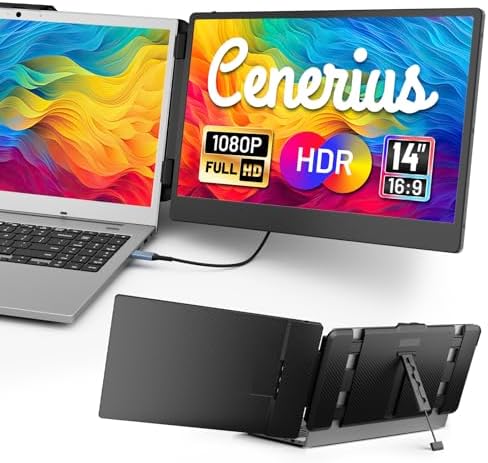 Amazon.com: MarsMyth S1 Laptop Screen Extender - 14'' Portable Dual ...