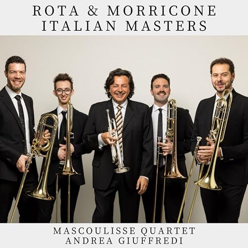 Écouter Rota & Morricone Italian Masters de Mascoulisse Quartet & Andrea Giuffredi sur Amazon Music