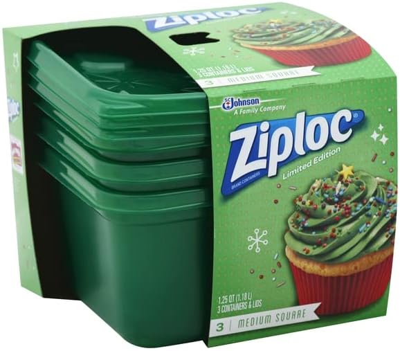 Amazon.com: Ziploc Food Storage Meal Prep Containers Reusable for ...