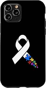 Amazon.com: iPhone 11 Pro Autism Spectrum Ribbon Autism Awareness Day ...