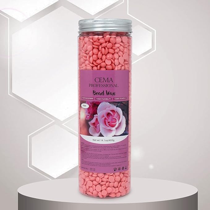 Rose Pink Wax Strip-less Peel Off Wax/Removes Tan, Dead Skin | For Arms ...