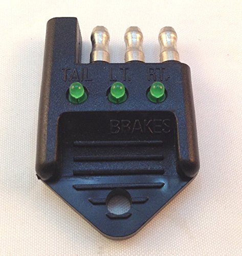 Buy LED Trailer Wiring 4 Way Flat Circuit Tester Turn Tail & Brake ...