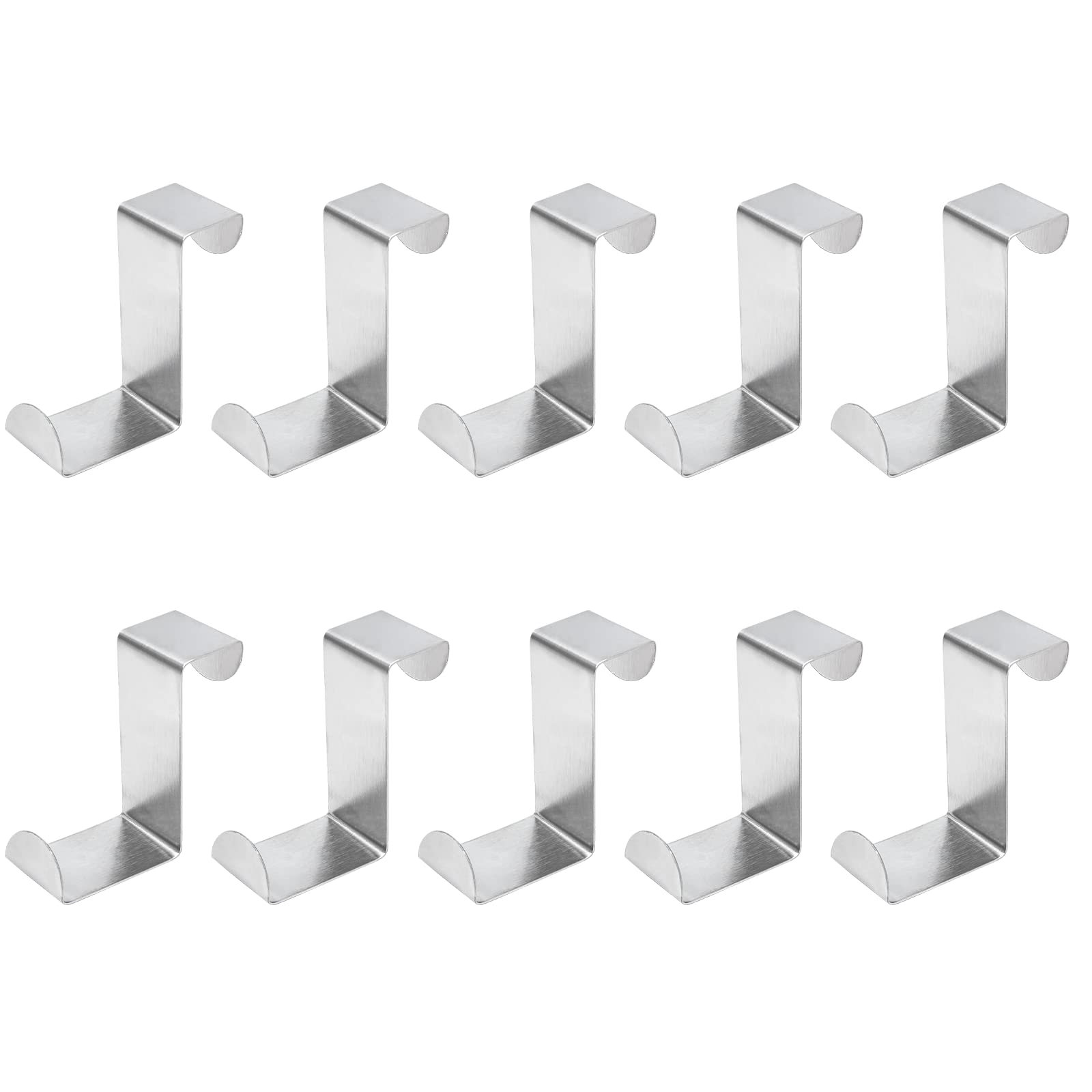 Amazon.com: Kyuionty 10 Pcs Over The Door Hooks Z-Shaped Hanging Hooks ...
